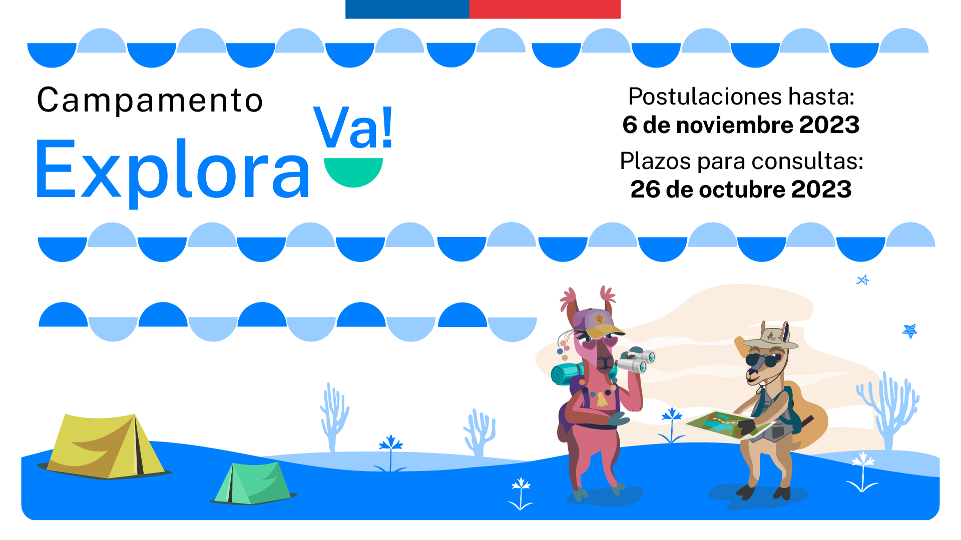 Inscríbete para ser parte del Campamento Explora Va! 2023 - Atacama