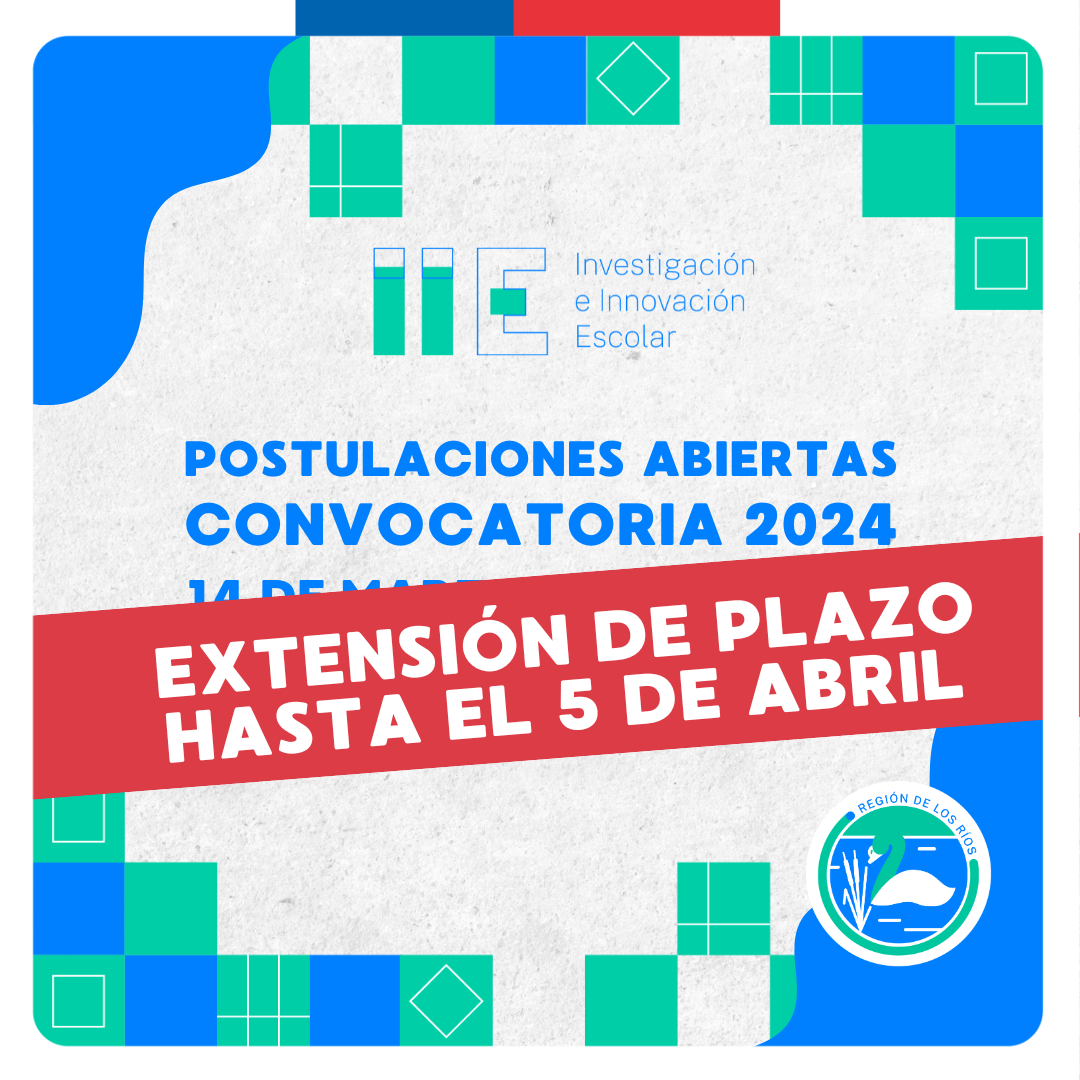 ¿Eres docente? Participa del Programa de Investigación e Innovación Escolar 2024 - Los Ríos