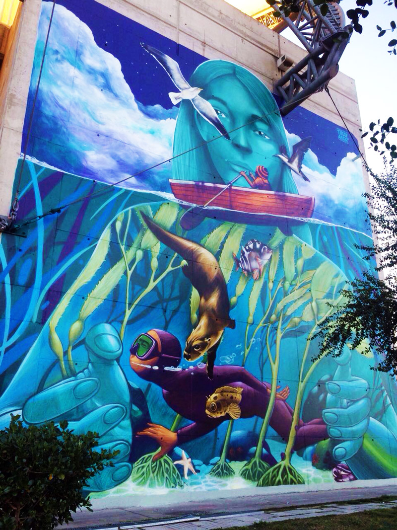 Murales científicos Explora acercan la ciencia con arte en la Región de ...